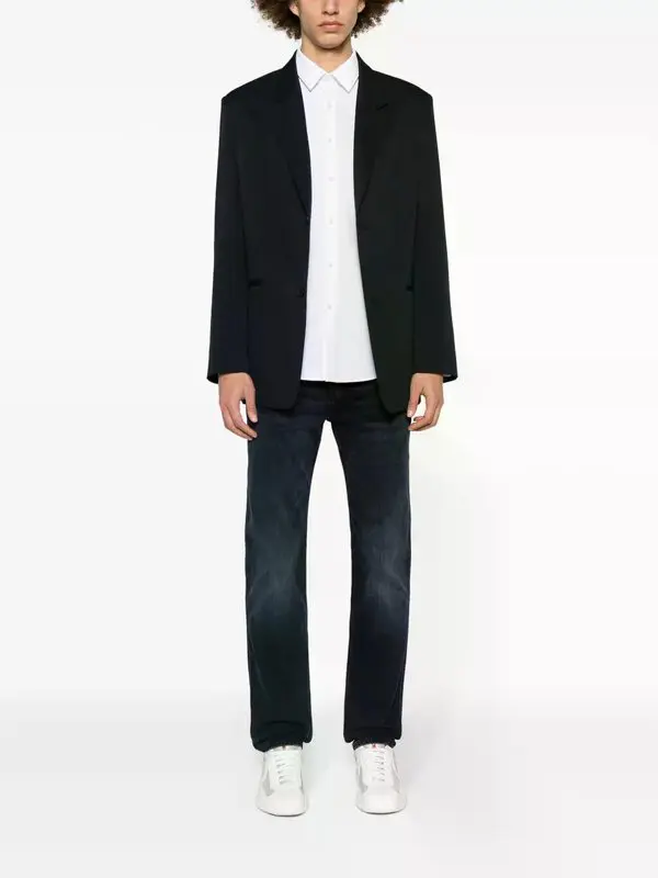 BOSS Pointed-collar Long-sleeve Shirt