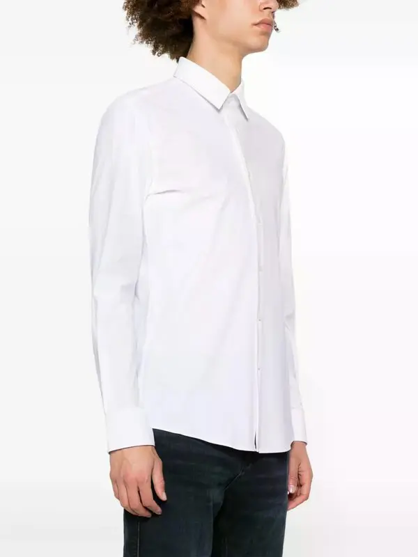 BOSS Pointed-collar Long-sleeve Shirt