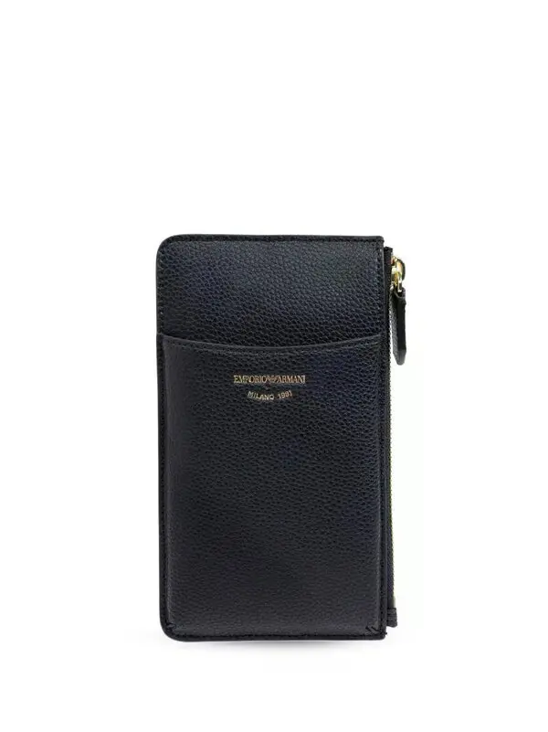 Emporio Armani Myea Zipped Purse - Black