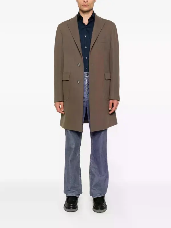 FAY Cutaway-collar Shirt