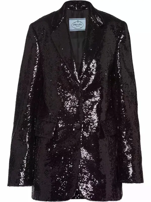 Prada Sequin-embellished Blazer