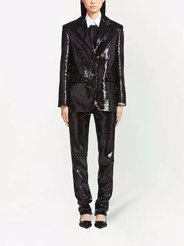 Prada Sequin-embellished Blazer