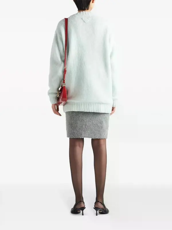 Prada Cashmere Above-knee Pencil Skirt