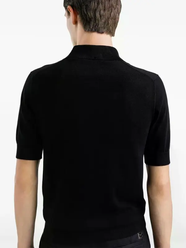 Dolce & Gabbana Logo-plaque Polo Shirt