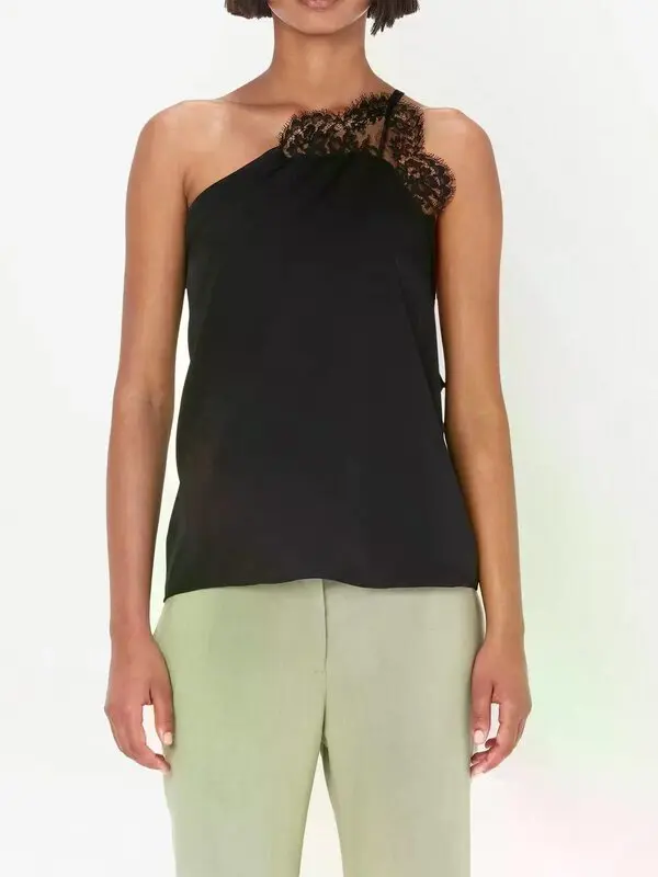 JW Anderson One-shoulder Lace Blouse
