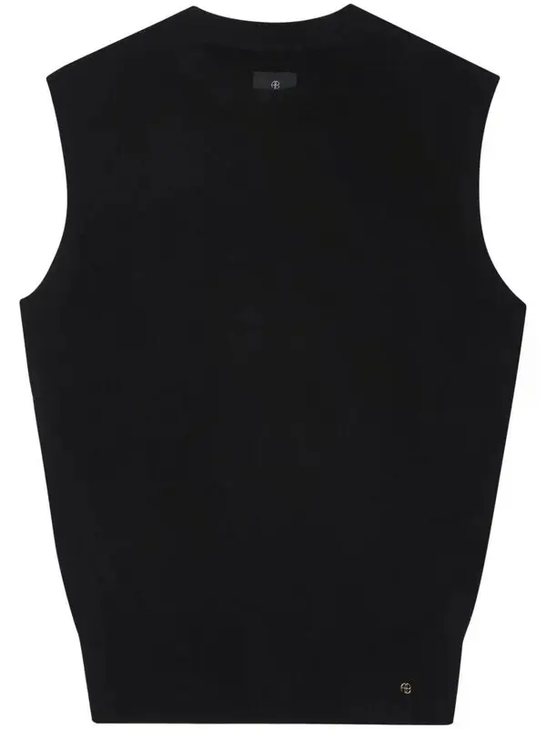 ANINE BING Ronan Cashmere Vest