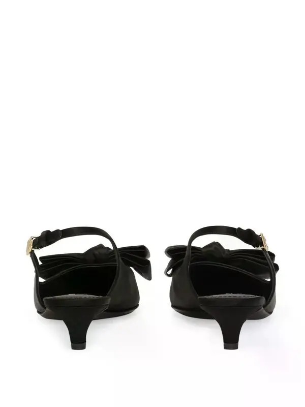 Dolce & Gabbana 30mm Bow Detailing Slingback Pumps