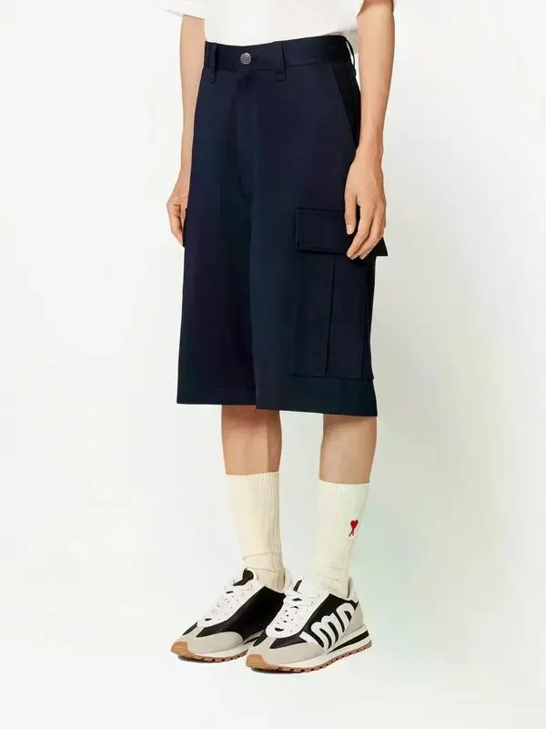 AMI Paris Straight-leg Cargo Shorts