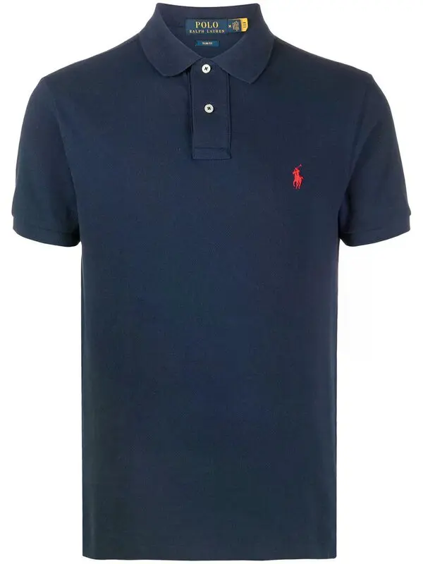 Polo Ralph Lauren Polo Pony Embroidered Polo Shirt - Blue
