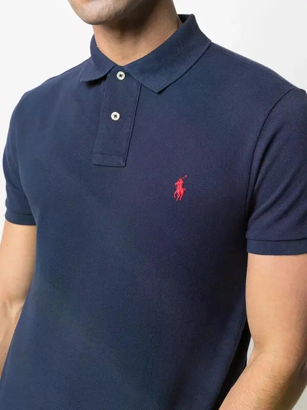 Polo Ralph Lauren Polo Pony Embroidered Polo Shirt - Blue