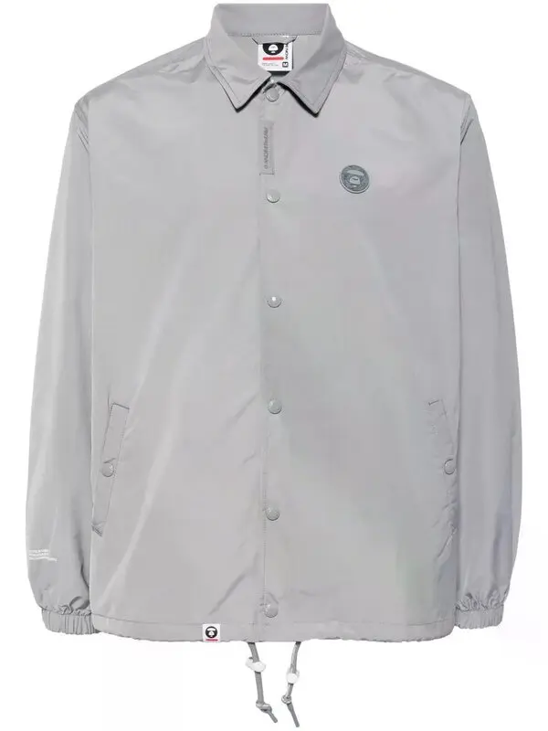 AAPE BY *A BATHING APE Logo-appliqué Shirt Jacket