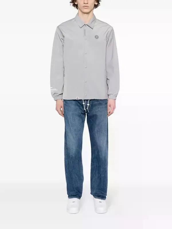 AAPE BY *A BATHING APE Logo-appliqué Shirt Jacket