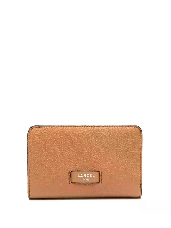 LANCEL Zip Compact Wallet - Neutrals