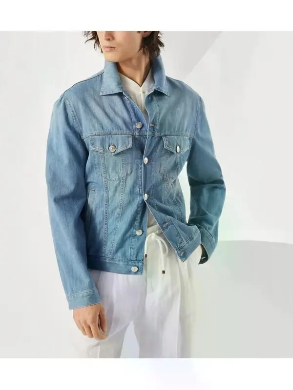 Brunello Cucinelli Button-up Denim Jacket