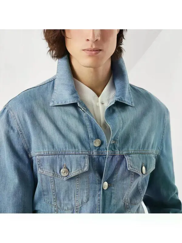 Brunello Cucinelli Button-up Denim Jacket