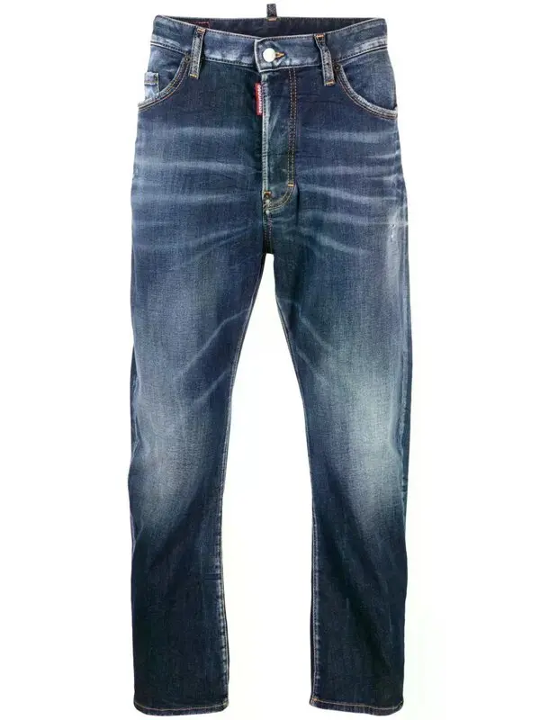 Dsquared2 Mid-rise Straight-leg Jeans