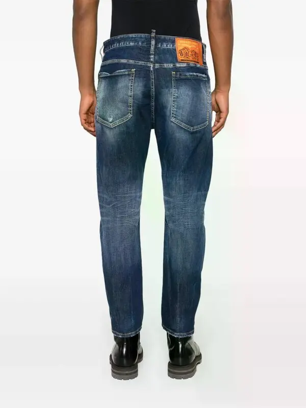 Dsquared2 Mid-rise Straight-leg Jeans