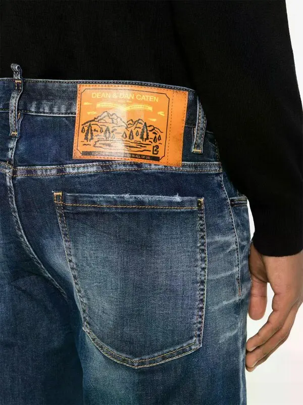 Dsquared2 Mid-rise Straight-leg Jeans