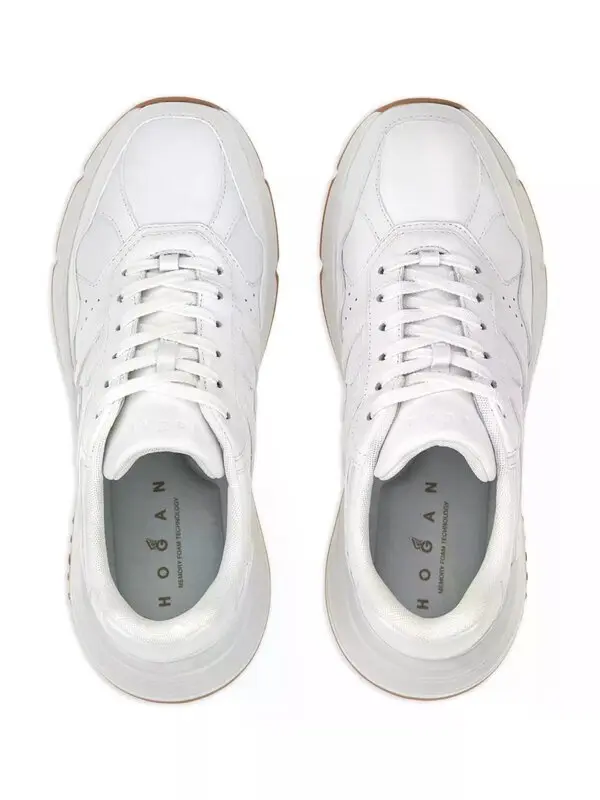 Hogan Panelled Leather Sneakers
