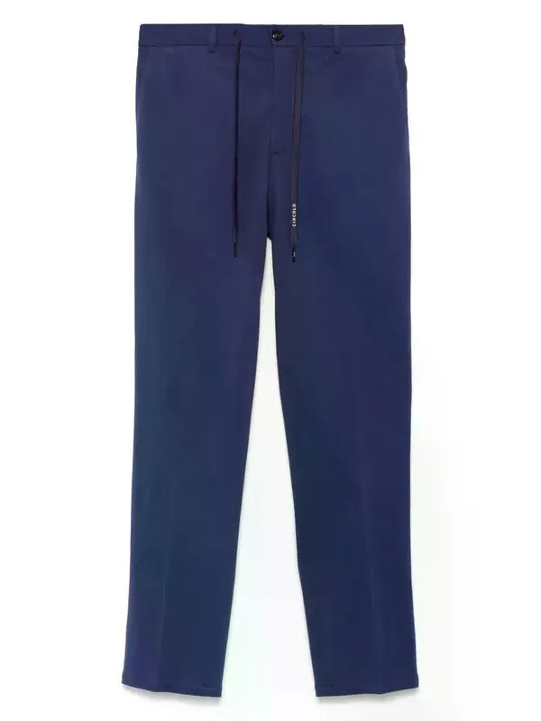 CIRCOLO 1901 Piqué-weave Trousers - Blue
