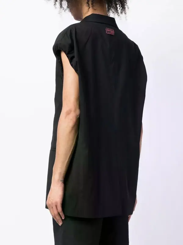 Raf Simons Single-breasted Sleeveless Blazer