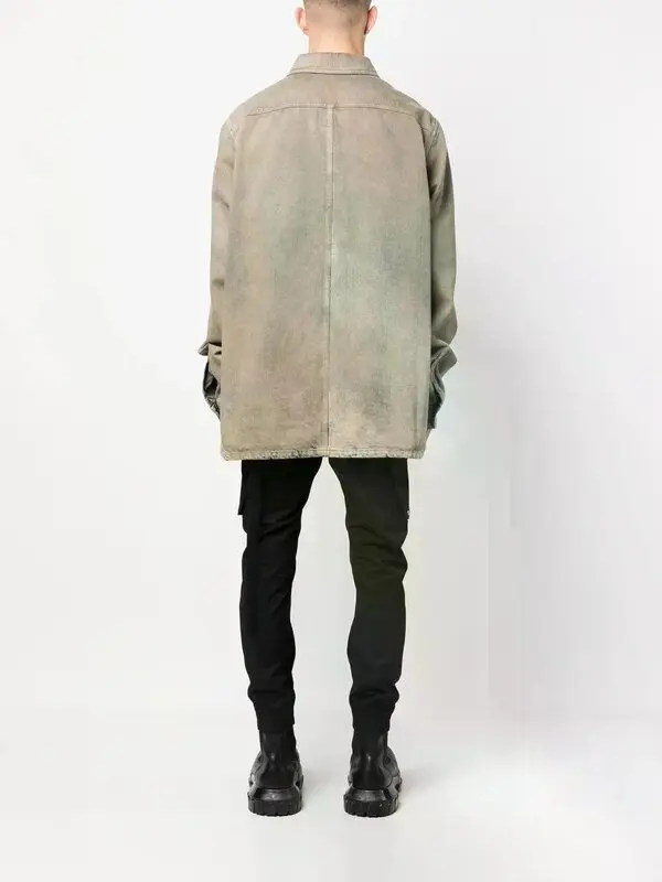 Rick Owens Stonewashed Denim Shirt