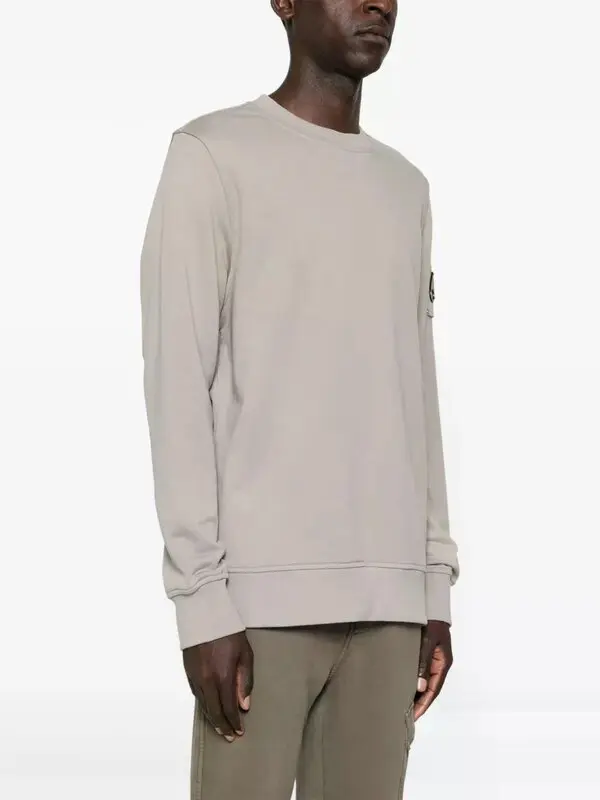 Moose Knuckles Logo-plaque Sweatshirt - Grey