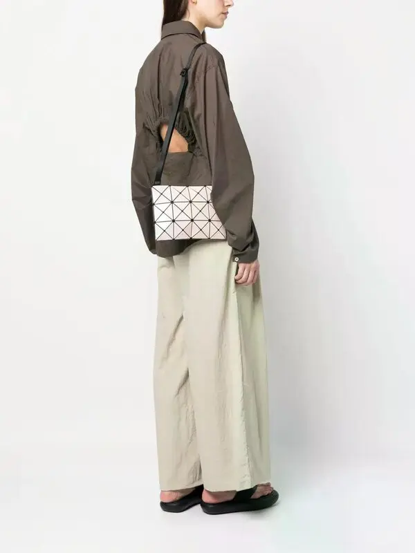 Issey Miyake Lucent Geometric-paneled Shoulder Bag