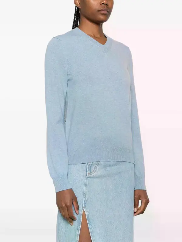 Play Comme Des Garcon Heart Logo Wool Jumper