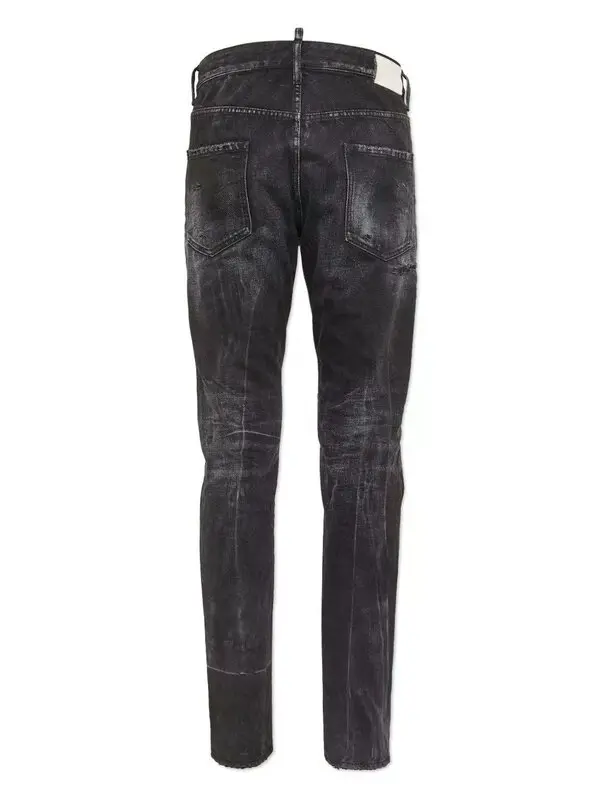 Dsquared2 Distressed Skinny Jeans - Black