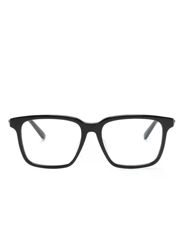 Gucci Logo-plaque Square-frame Glasses