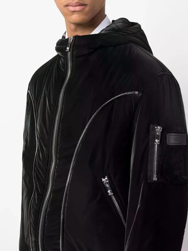 Versace Zip-detail Puffer Jacket