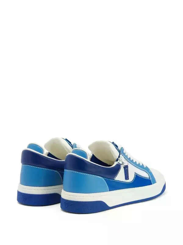 GIUSEPPE ZANOTTI Gz94 Double-zip Low-top Sneakers - White