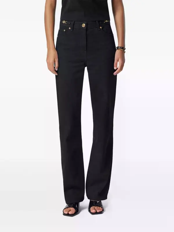 Versace Medusa '95 Straight-leg Jeans - Black