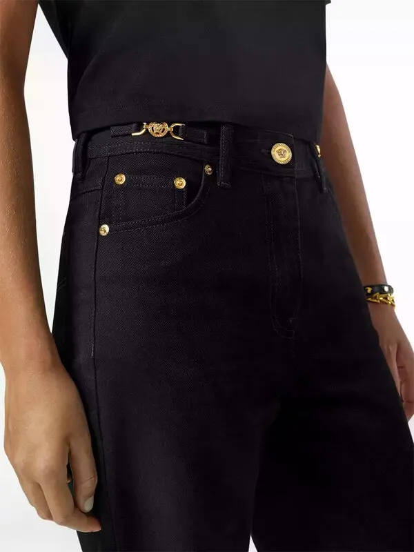 Versace Medusa '95 Straight-leg Jeans - Black