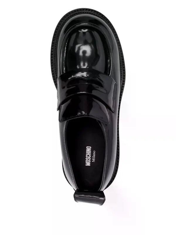 Moschino Patent Leather Loafers