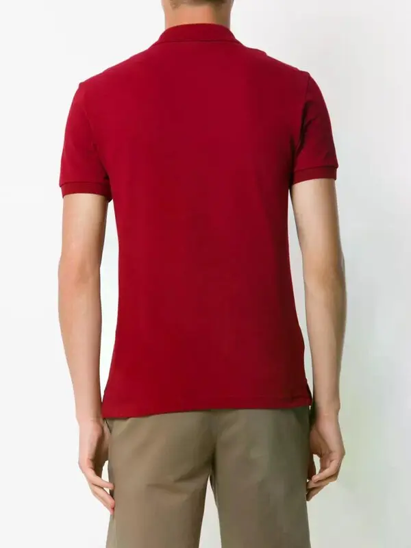 Lacoste Logo Patch Polo Shirt - Red