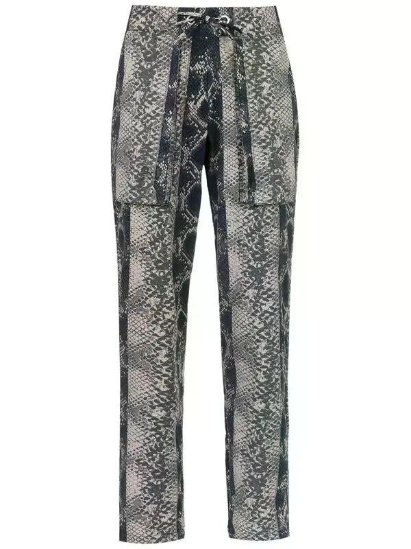 AMIR SLAMA Printed Straight Fit Trousers