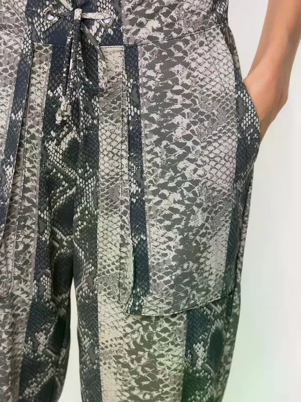 AMIR SLAMA Printed Straight Fit Trousers