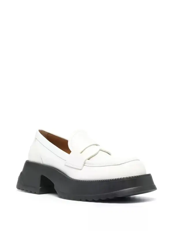 Marni Two-tone Leather Loafers