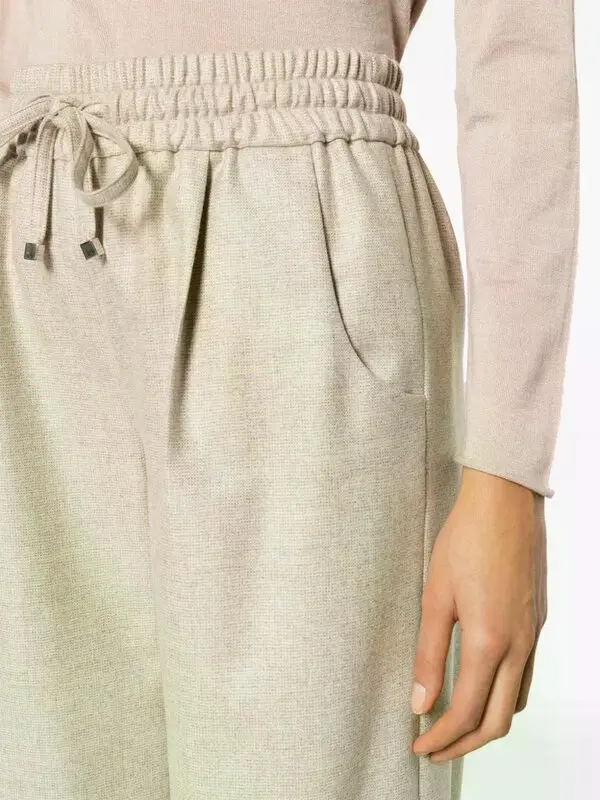 Kiton Wide-leg Cashmere Trousers