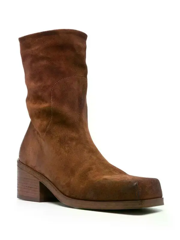 Marsèll 55mm Cassello Suede Ankle Boots