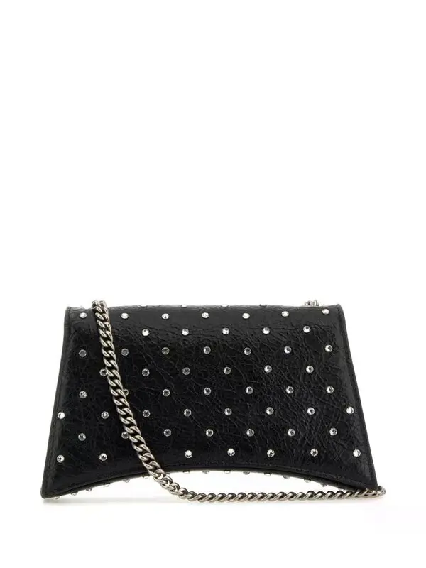 Balenciaga Crush Shoulder Bag - Black