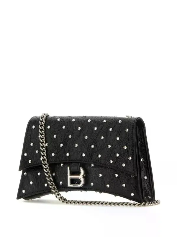 Balenciaga Crush Shoulder Bag - Black
