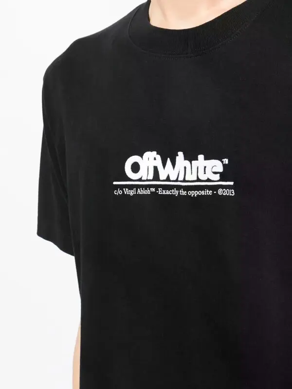 Off-White Logo-embroidered T-shirt