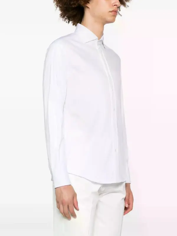 Brunello Cucinelli Spread-collar Cotton Shirt