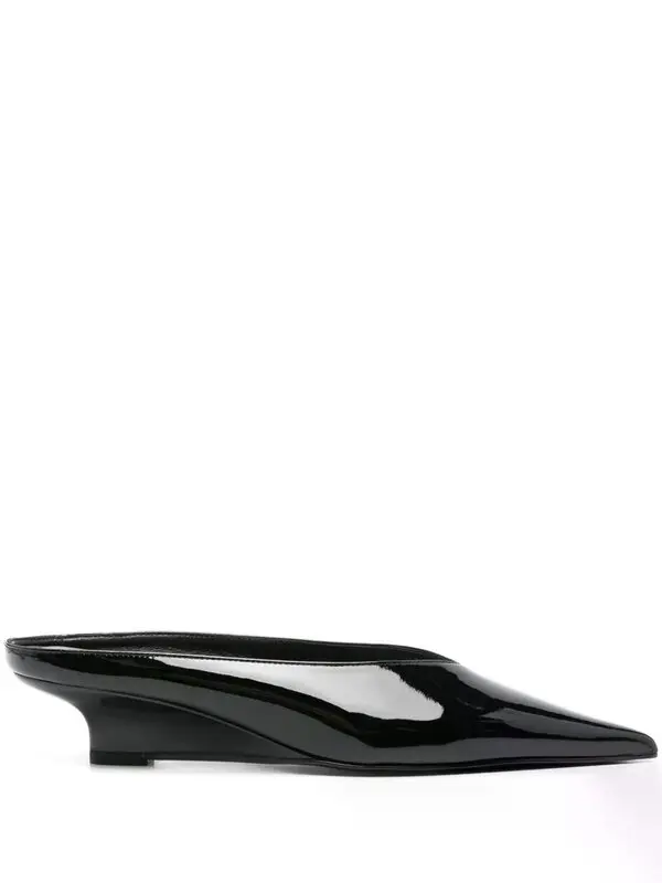 TOTEME 35mm Patent-leather Mules