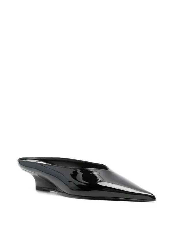 TOTEME 35mm Patent-leather Mules