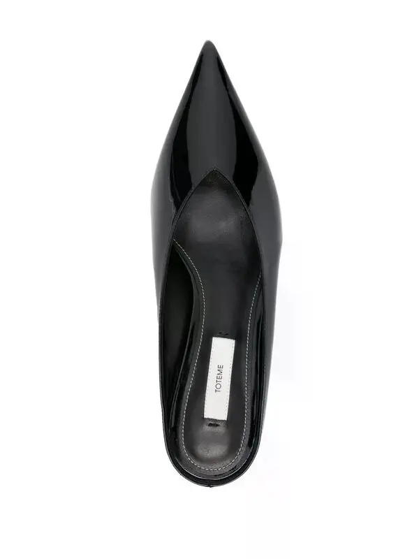 TOTEME 35mm Patent-leather Mules