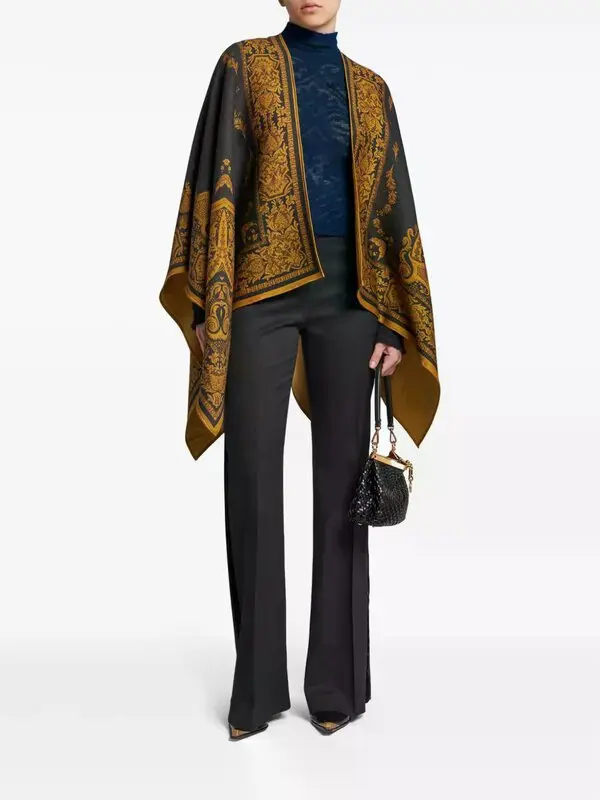 Etro Roll Neck Jacquard Sweater